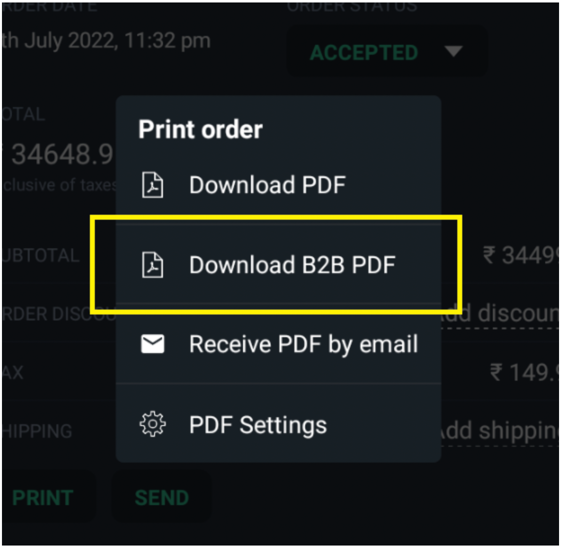 B2B Invoice 